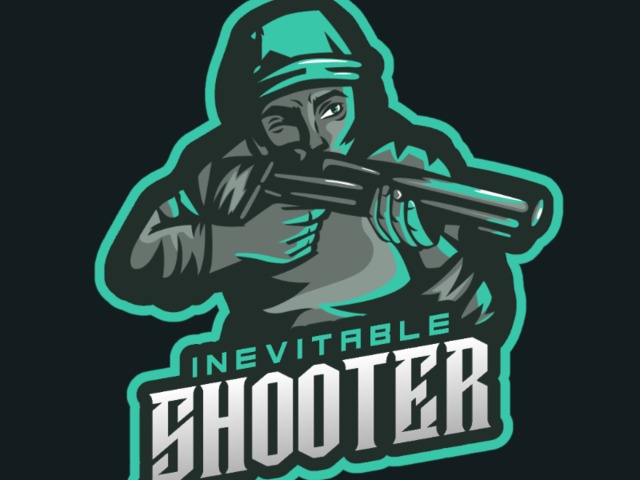 Placeit - Gaming Logo Maker Featuring a Character with a Shotgun