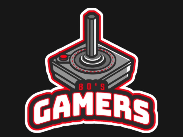 Placeit - Retro Gaming Logo Template with a Joystick Illustration