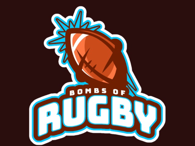 Placeit - Sports Logo Maker with a Rugby Ball Graphic