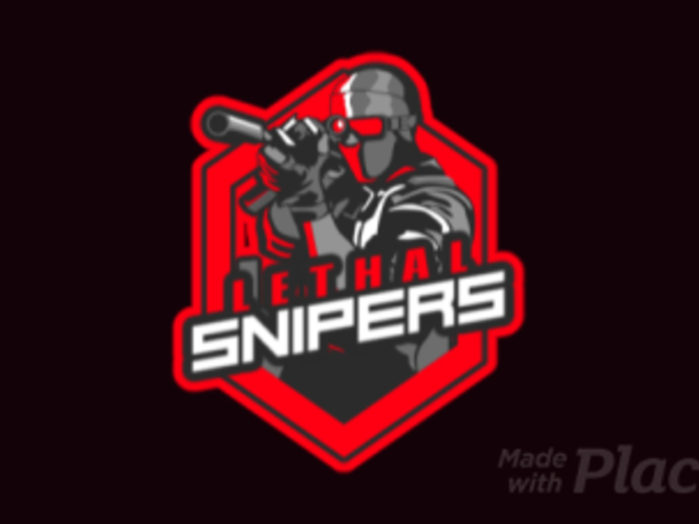 Placeit - Animated Logo Maker for Shooting Games Featuring a Sniper Clipart