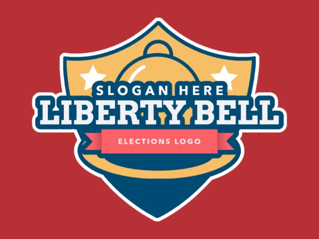 Placeit - Political Logo Template for Election Year with a Shield Graphic