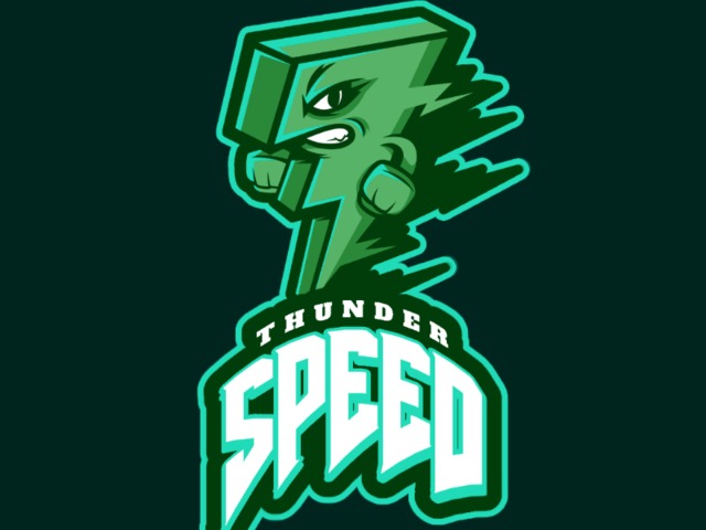 Placeit - Gaming Logo Creator Featuring a Thunder Graphic