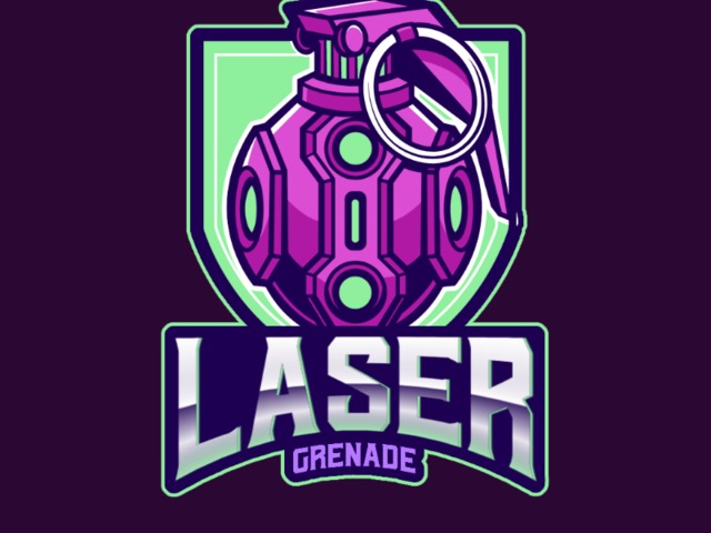 Placeit - Gaming Logo Creator Featuring a Grenade Graphic