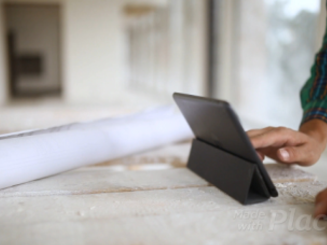 Placeit - Video of a Construction Manager Using an iPad