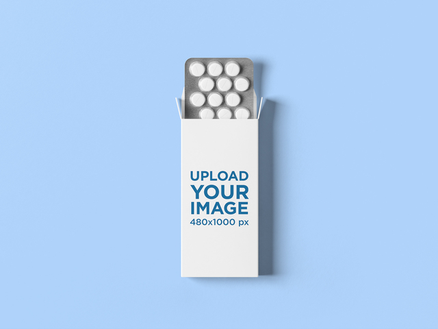 Placeit - Pills Box Mockup