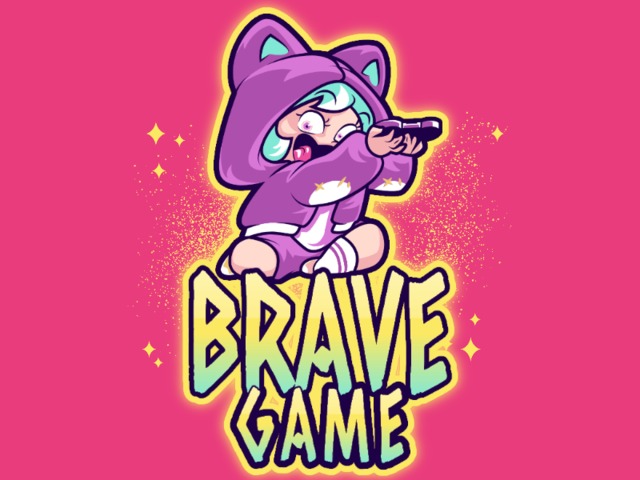 Placeit - Gaming Loco Creator Featuring a Chibi Girl with a Controller