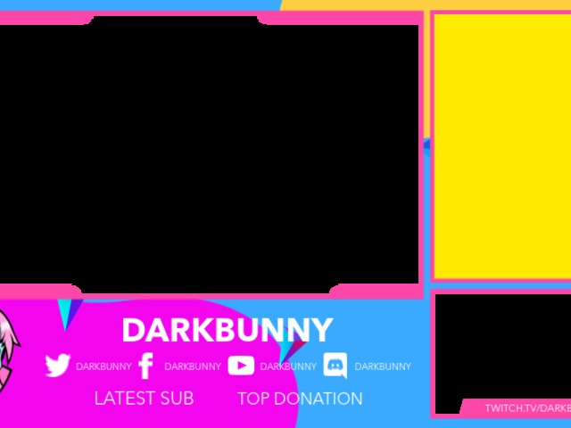 Placeit - Twitch Overlay Generator for a Live-Reaction Gaming Streamer