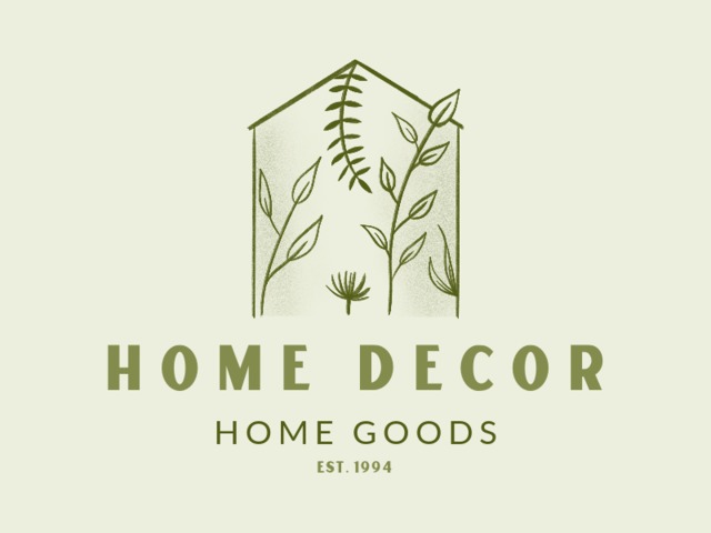 Placeit - Home Decor Logo Maker Featuring a Minimalist Graphic