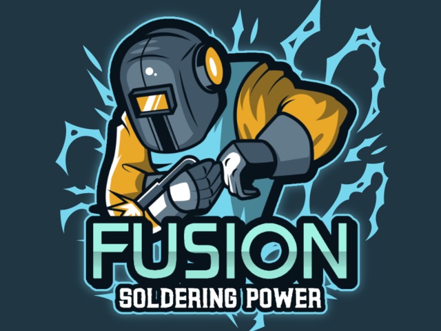 Placeit - Logo Creator for Gamers Featuring an Illustration of a Welder
