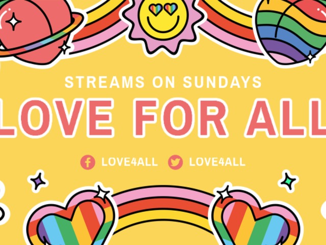 Placeit - Colorful Twitch Banner Generator for LGBTQ Streamers