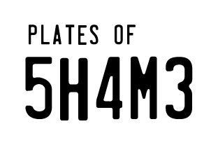 Plates of Shame - The best and worst in custom licence plates.