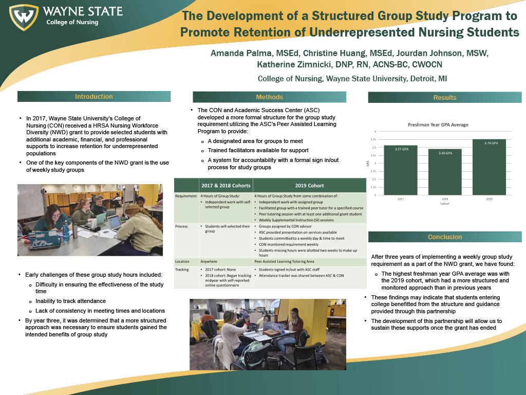 Poster 101: The Development of a Structured Group Study Program to ...