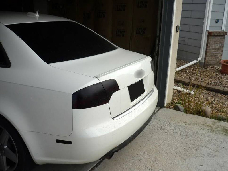 Painted Audi A4 S4 B7 Sedan Trunk Lip Spoiler Wing Arctic White LY9D/B5