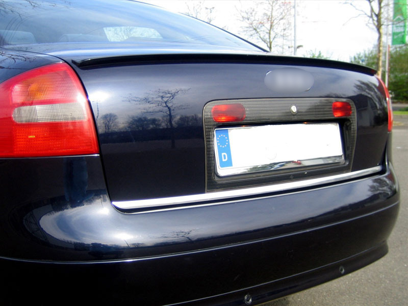 Painted For Audi A6 S6 C5 Sedan Trunk Lip Spoiler Wing Brilliant Black ...