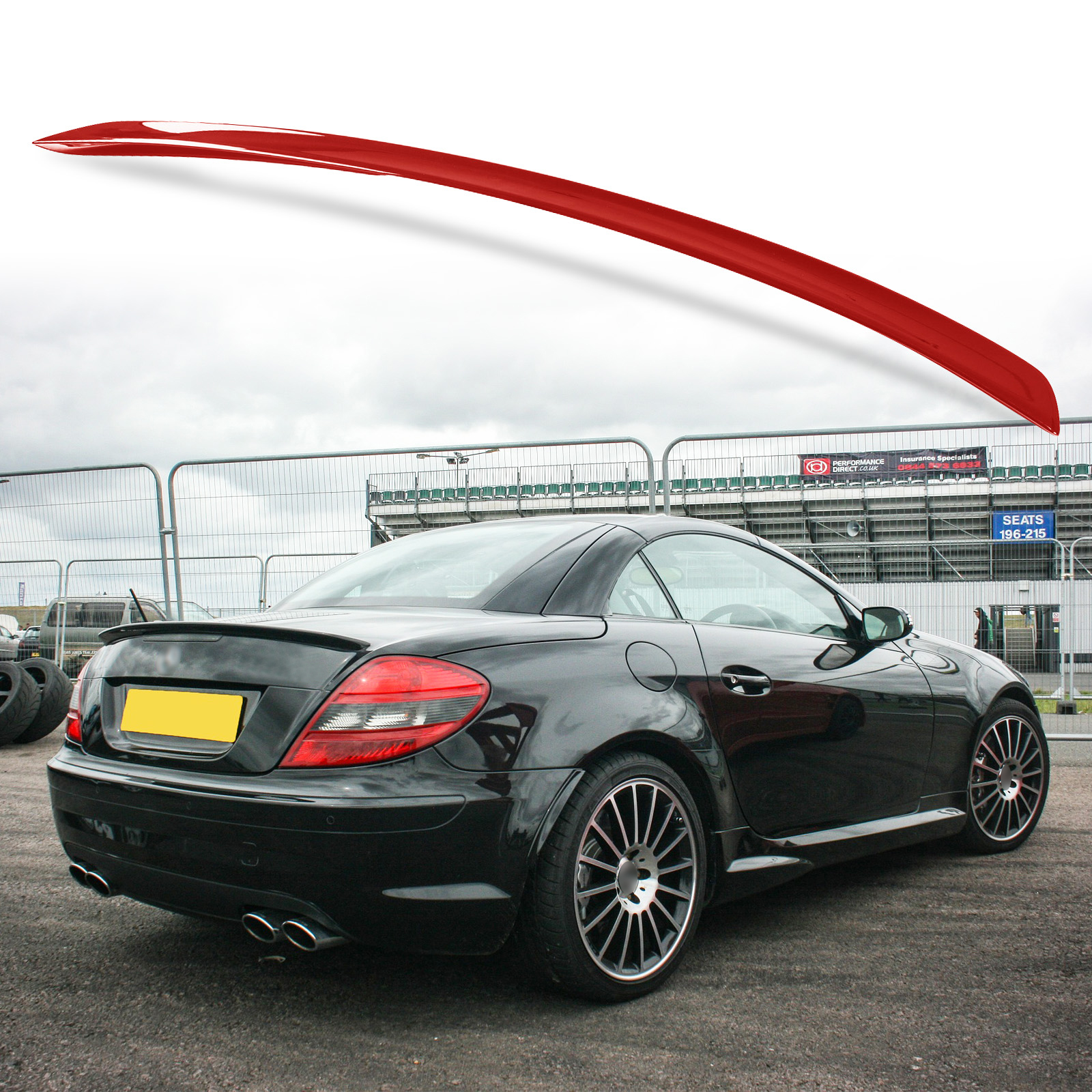 Painted Rear Boot ABS Spoiler For Mercedes Benz SLK R171 A Style Mars ...