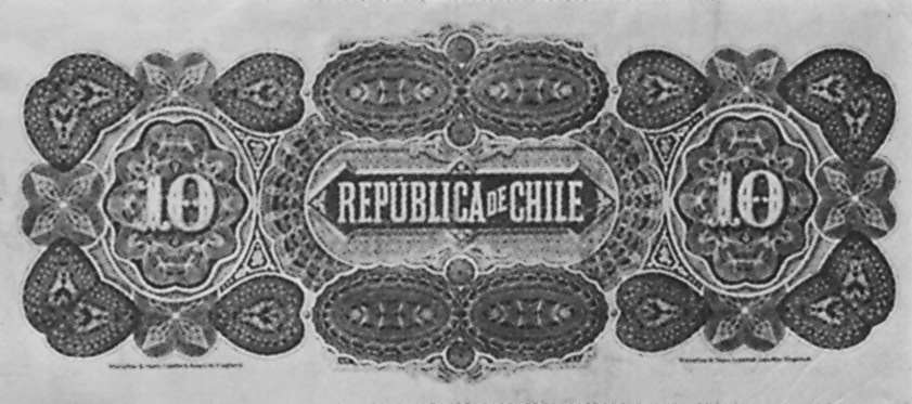 1900-1905 Chile 10 Pesos values and price guide