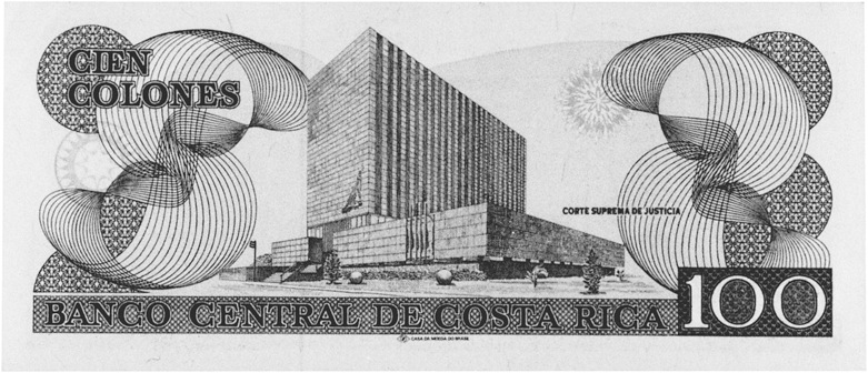 1992 Costa Rica 100 Colones values and price guide