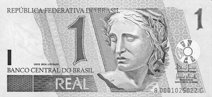 2003 Brazil 1 Real values and price guide