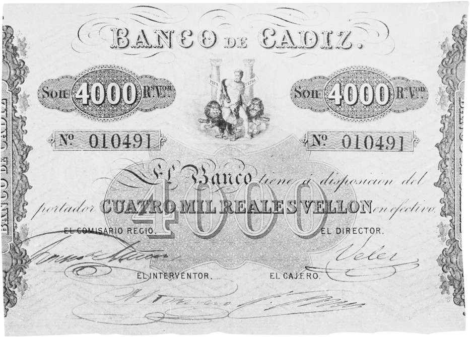 Spain 4000 Reales De Vellón values and price guide