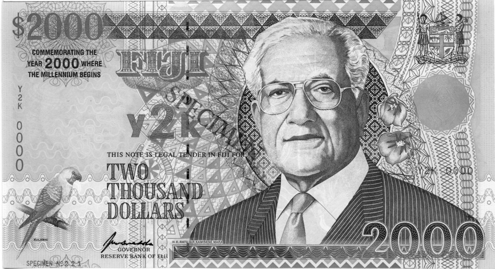 2000 Fiji 2000 Dollars values and price guide