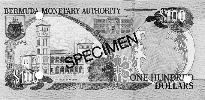 2000 Bermuda 100 Dollars values and price guide