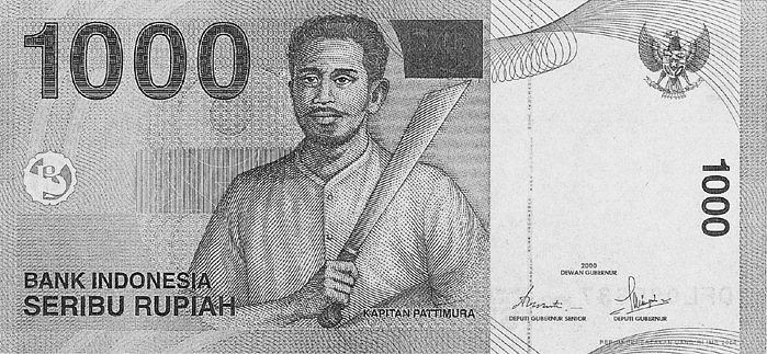 2000 Indonesia 1000 Rupiah values and price guide