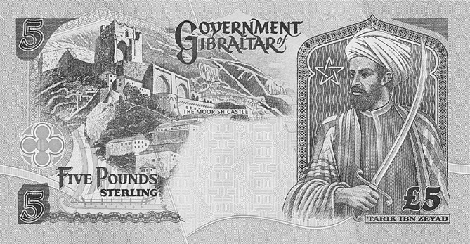 1995 Gibraltar 5 Pounds values and price guide