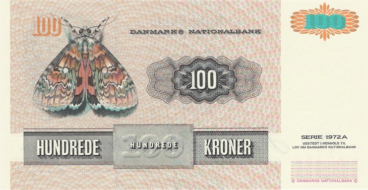 1997 Denmark 100 Kroner values and price guide