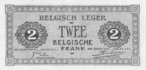 1946 Belgium 2 Francs values and price guide