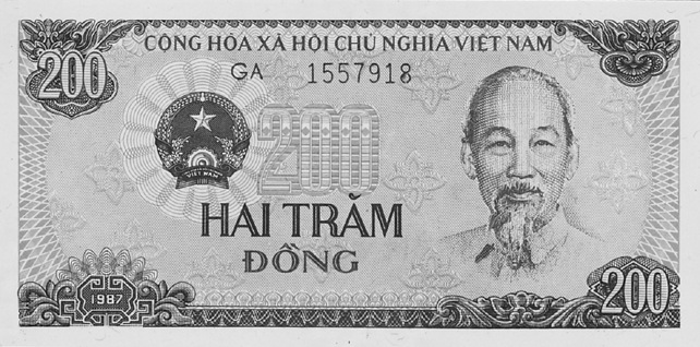 1987 Viet Nam 200 Dông values and price guide