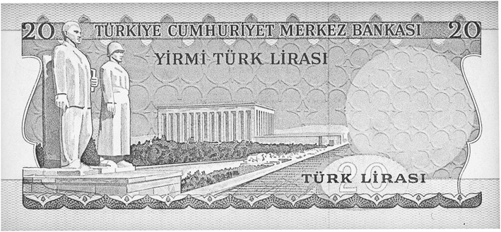 1966 Turkey 20 Lira values and price guide