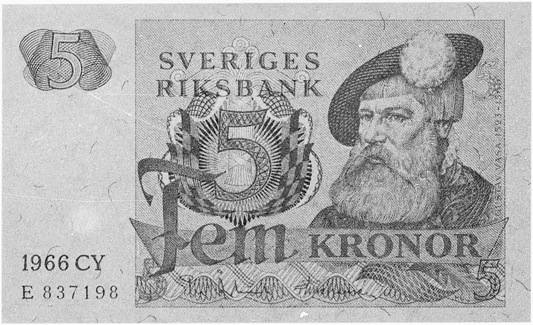 1965-1981 Sweden 5 Kronor values and price guide