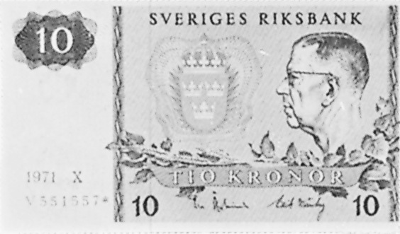 1963-1990 Sweden 10 Kronor values and price guide