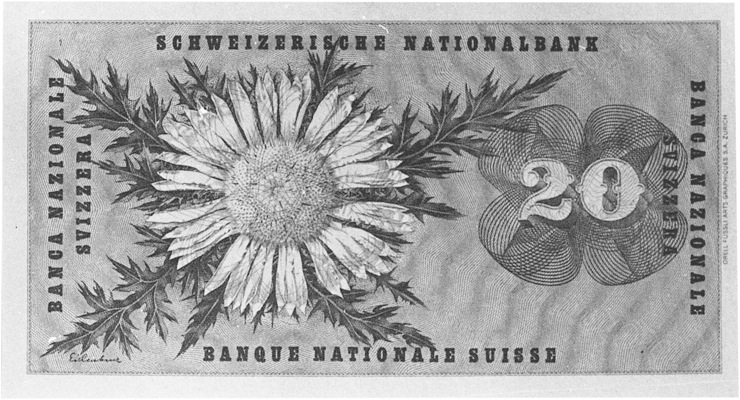 1954-1976 Switzerland 20 Franken values and price guide