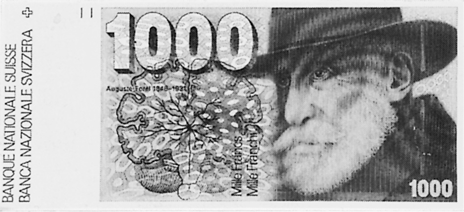 1978 Switzerland 1000 Franken values and price guide