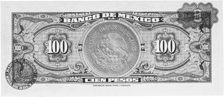 1959-1973 Mexico 100 Pesos values and price guide