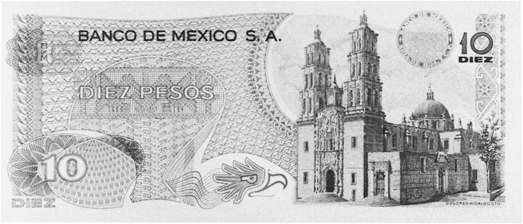 1969-1977 Mexico 10 Pesos values and price guide