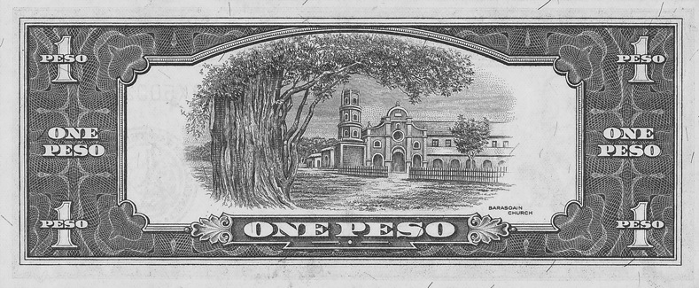 1949-1961 Philippines 1 Peso values and price guide