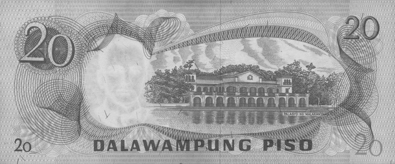 1969 Philippines 20 Piso values and price guide