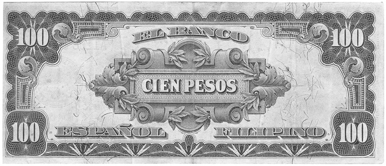 1908 Philippines 100 Pesos values and price guide