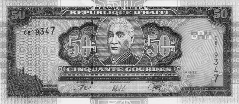 2000 Haiti 50 Gourdes values and price guide