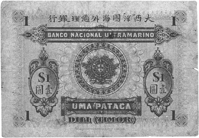 1910 Timor 1 Pataca values and price guide