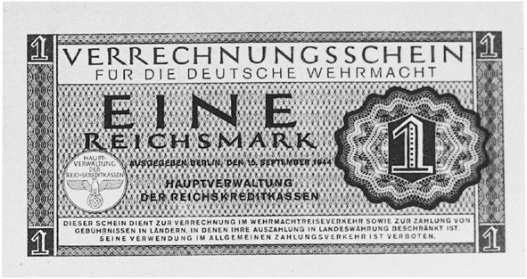 1944 Germany 1 Reichsmark values and price guide