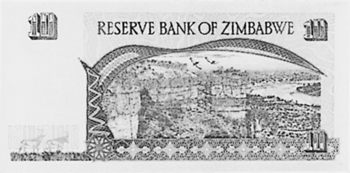 1997 Zimbabwe 10 Dollars values and price guide