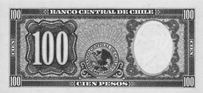 1958-1959 Chile 100 Pesos = 10 Condores values and price guide