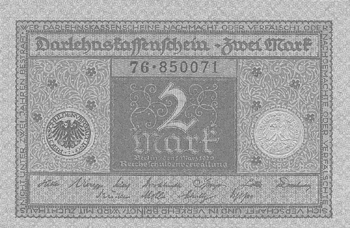 1920 Germany 2 Mark values and price guide