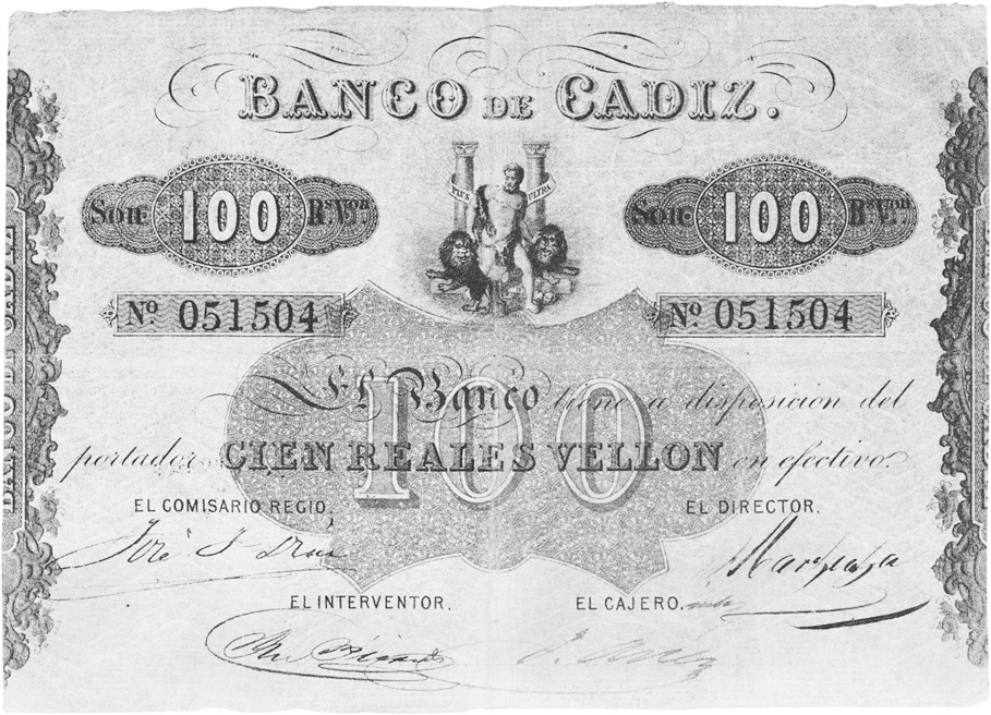 Spain 100 Reales De Vellón values and price guide