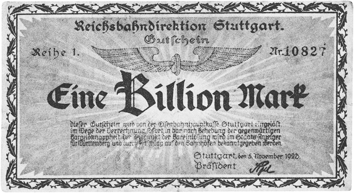 Germany 1 Billion Mark values and price guide