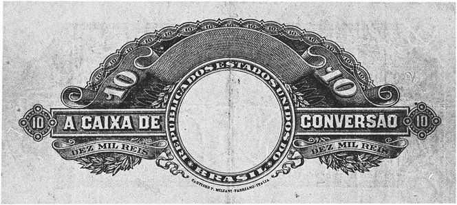 1910 Brazil 10 Mil Reis values and price guide