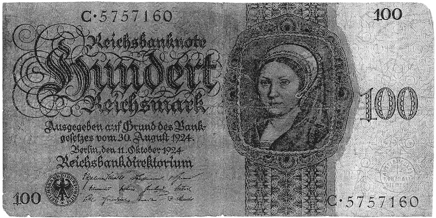 1924 Germany 100 Reichsmark values and price guide